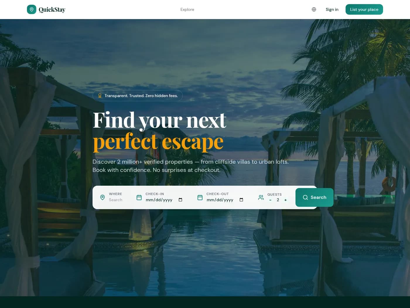 Voya Booking Platform