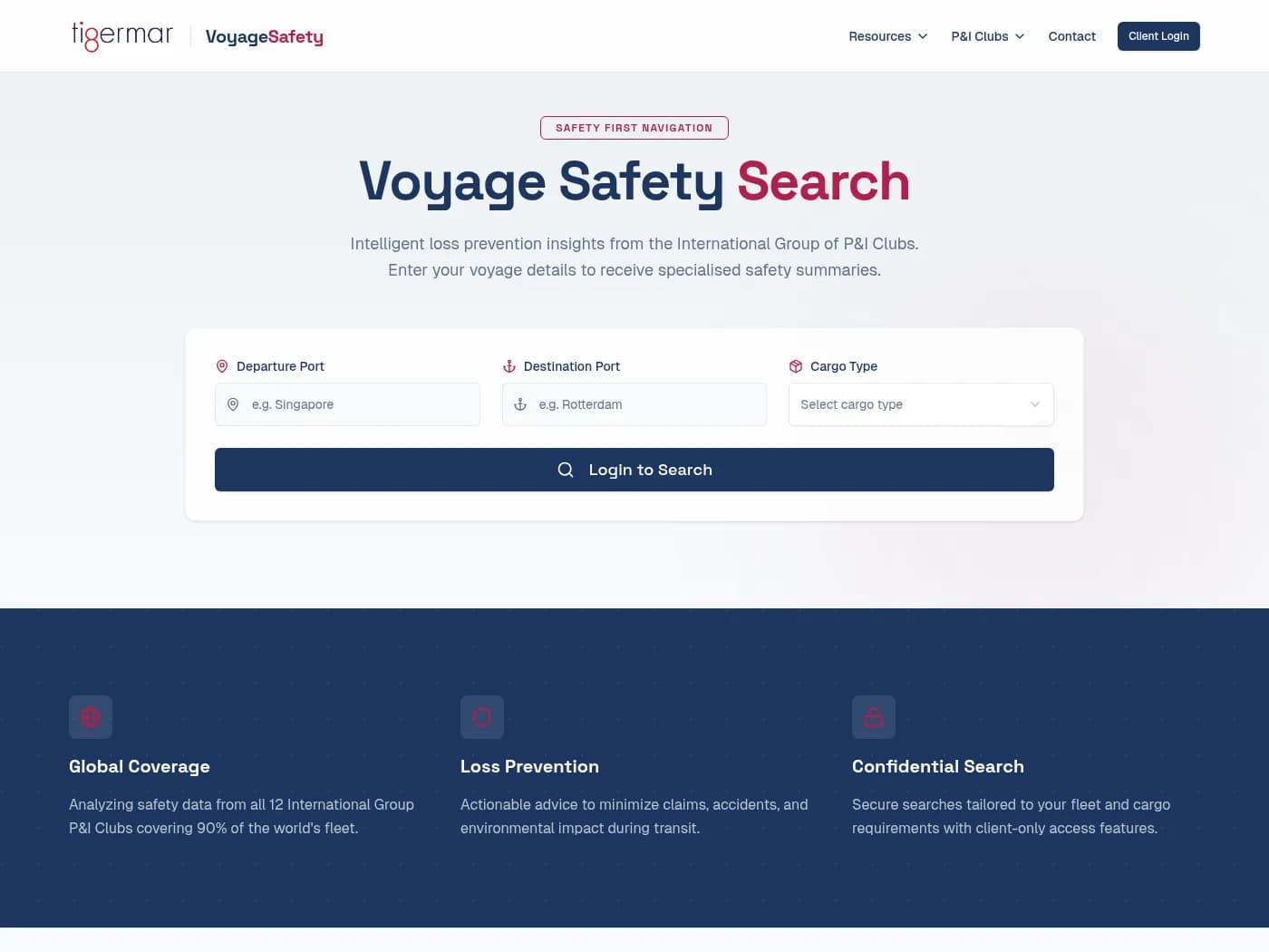 Voyage Safety Search