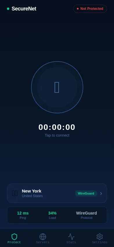 SecureNet VPN App