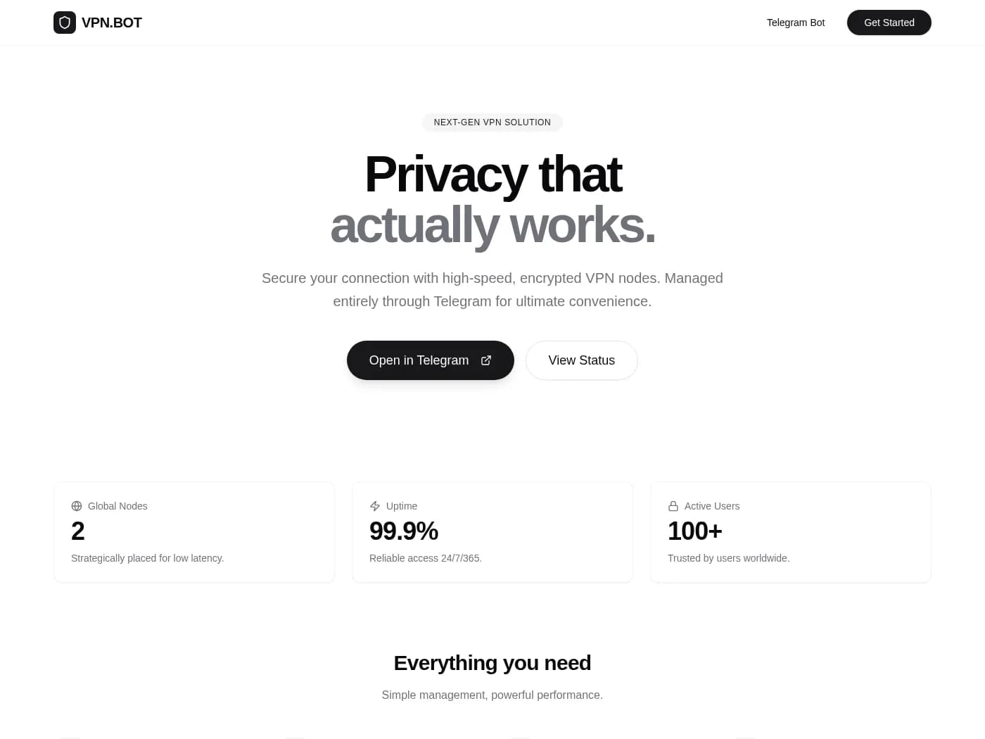 VPN Bot Paywall
