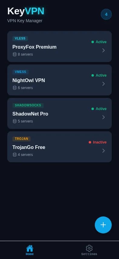 VPN Keys App