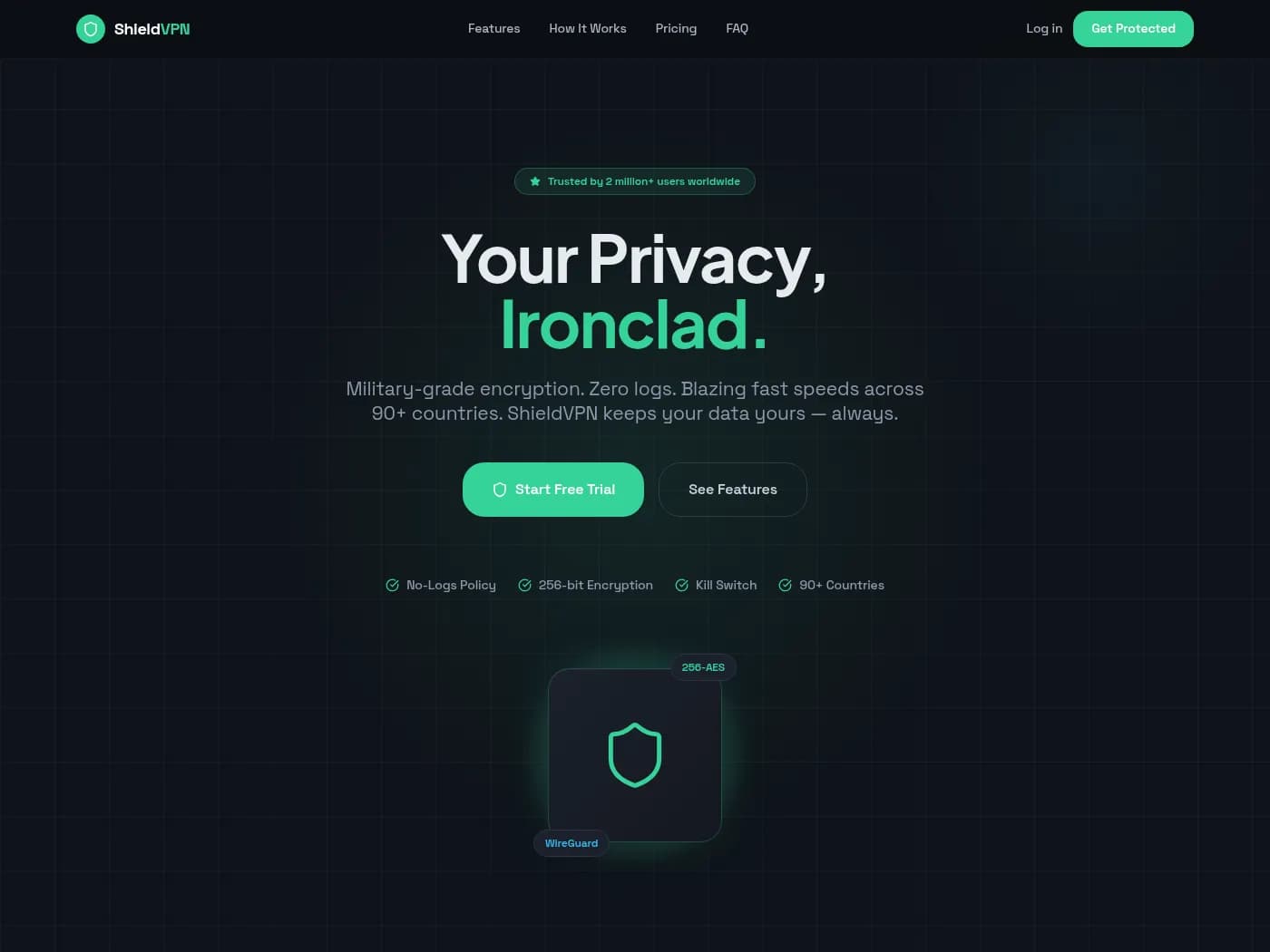 VPN Landing Page