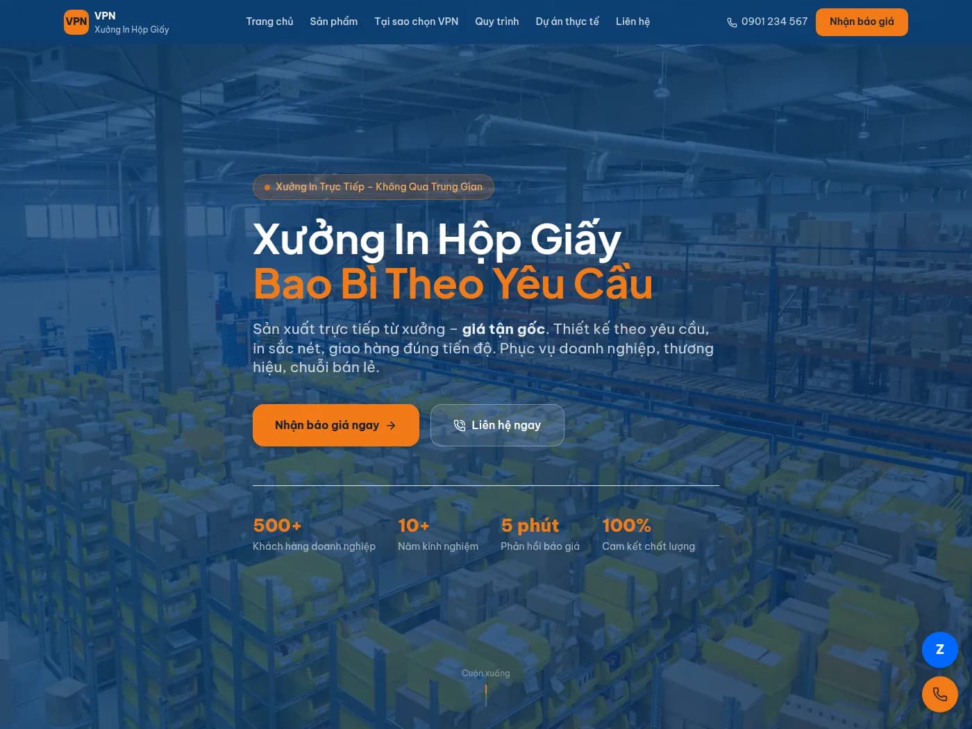 VPN Print Packaging Homepage