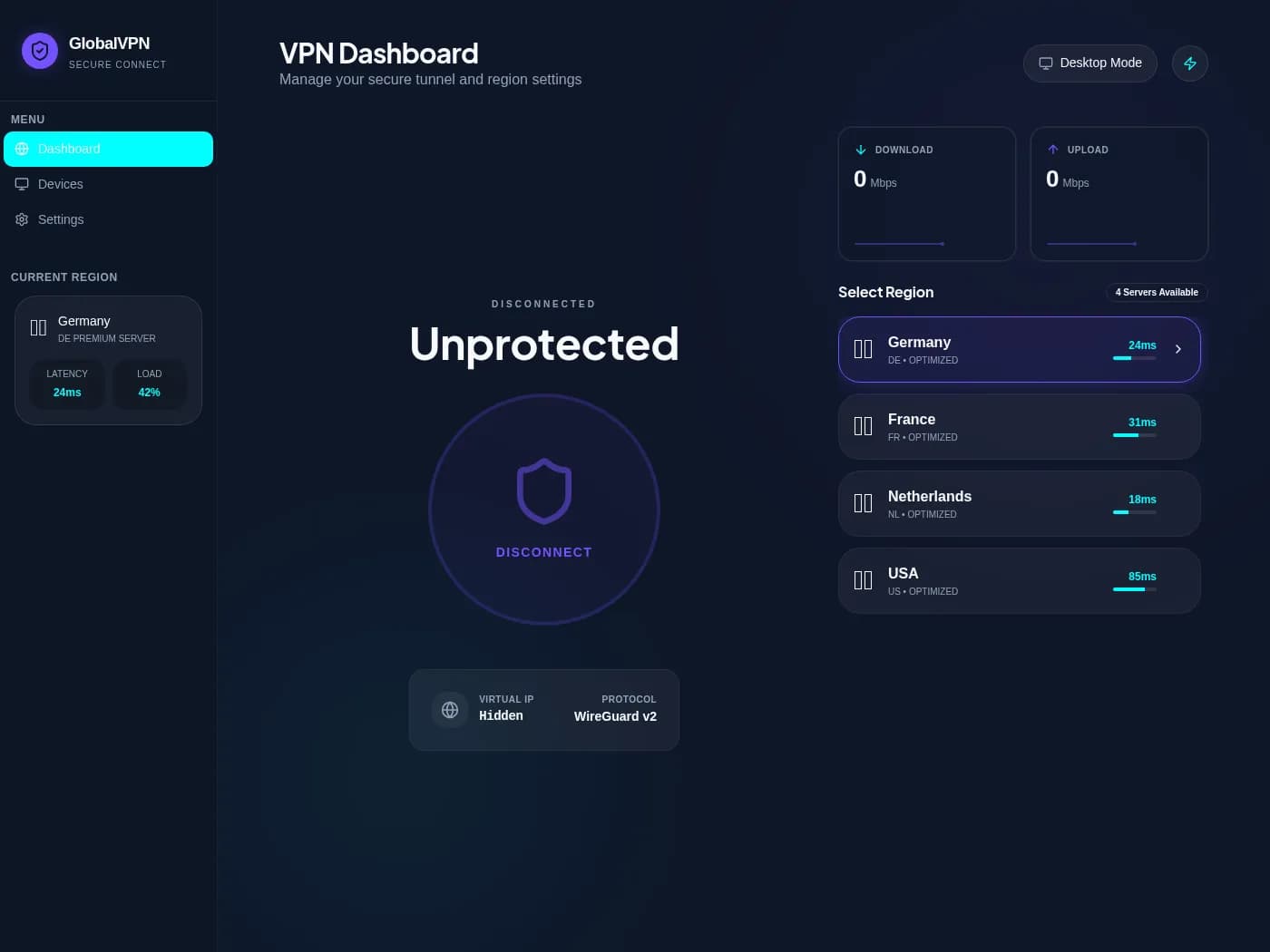 GlobalVPN Connect