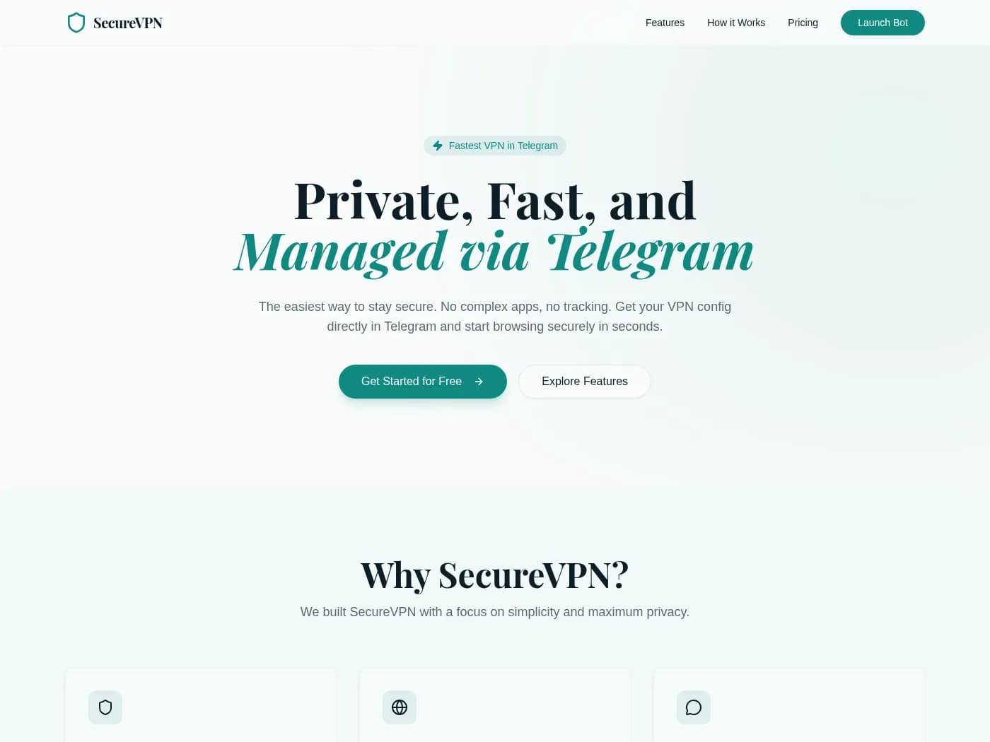 VPN Telegram Bot