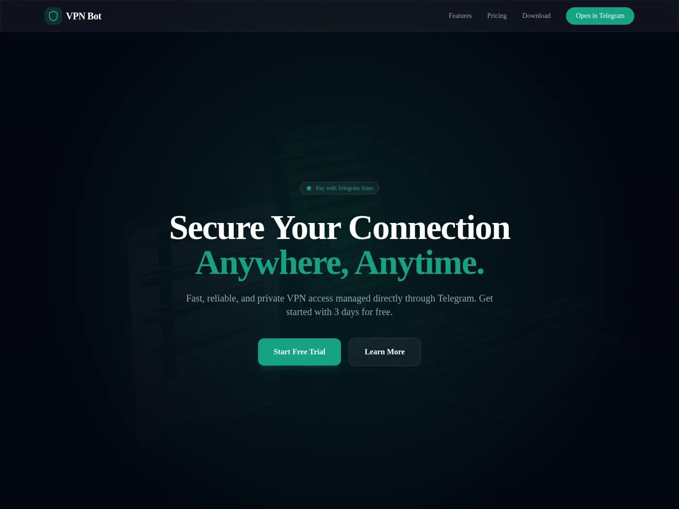 VPN Access Telegram Bot