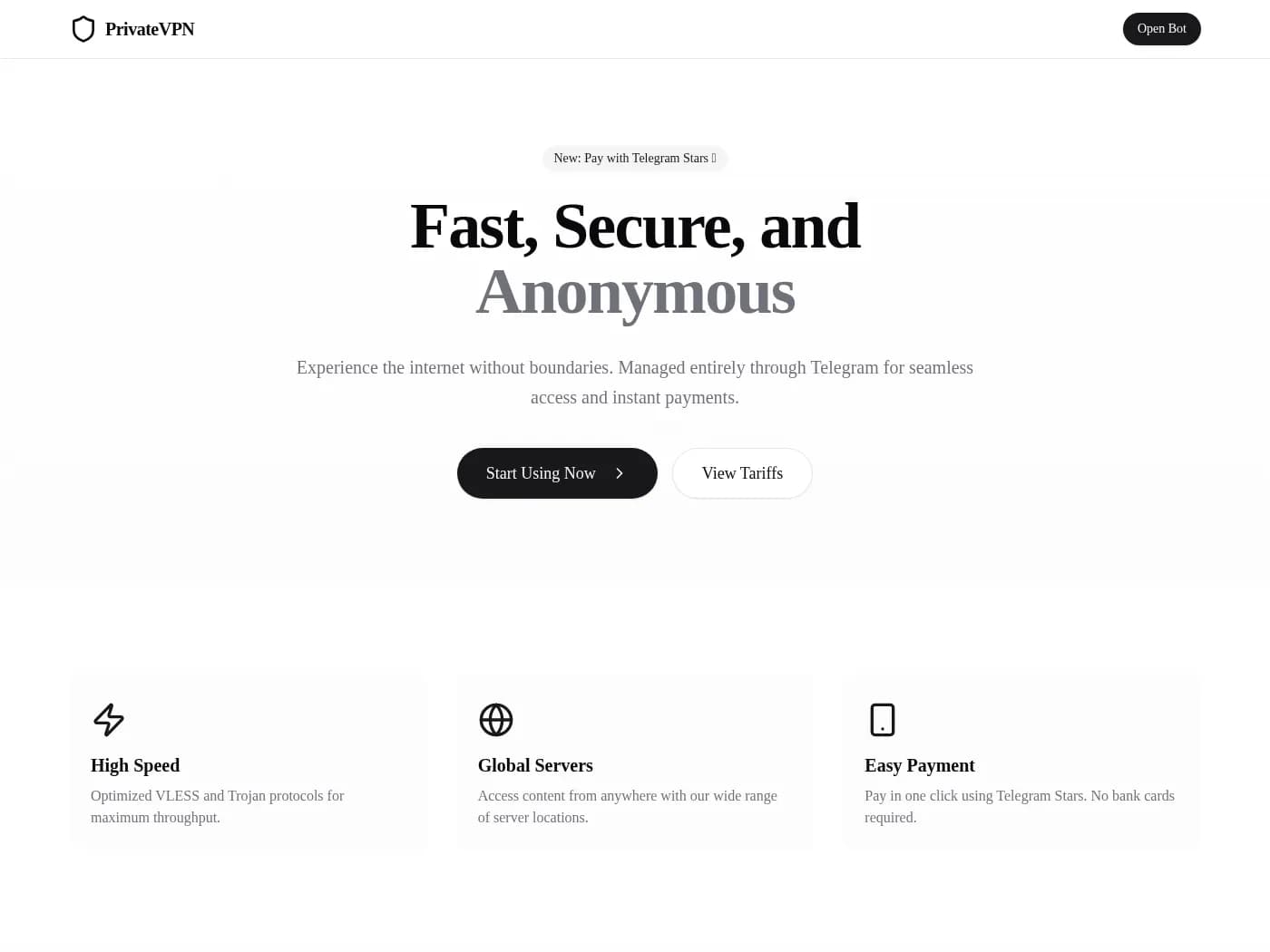 VPN Telegram Bot
