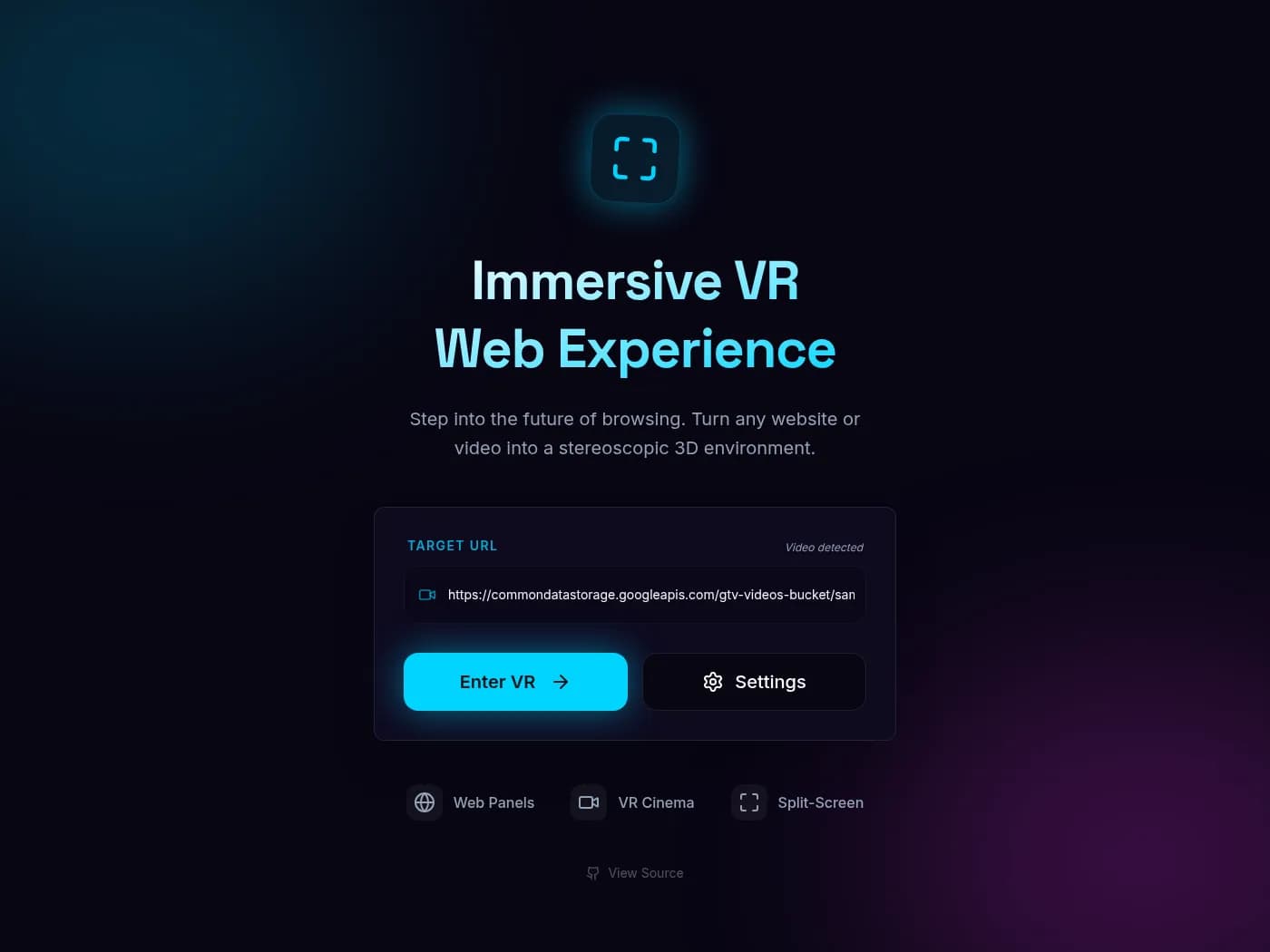 VR Web & Video Browser