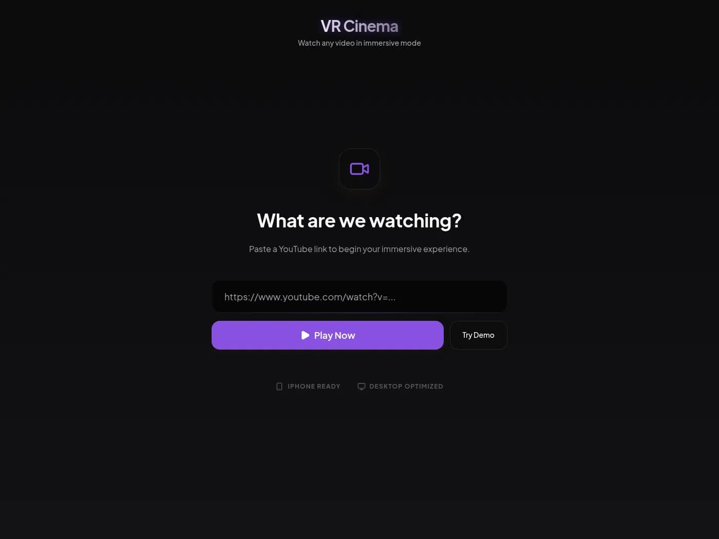 VR Cinema Upgrade