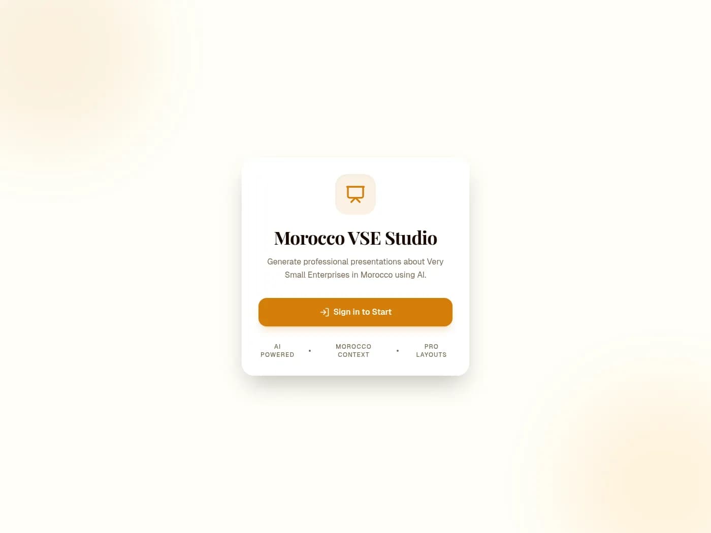 VSEs in Morocco Slides
