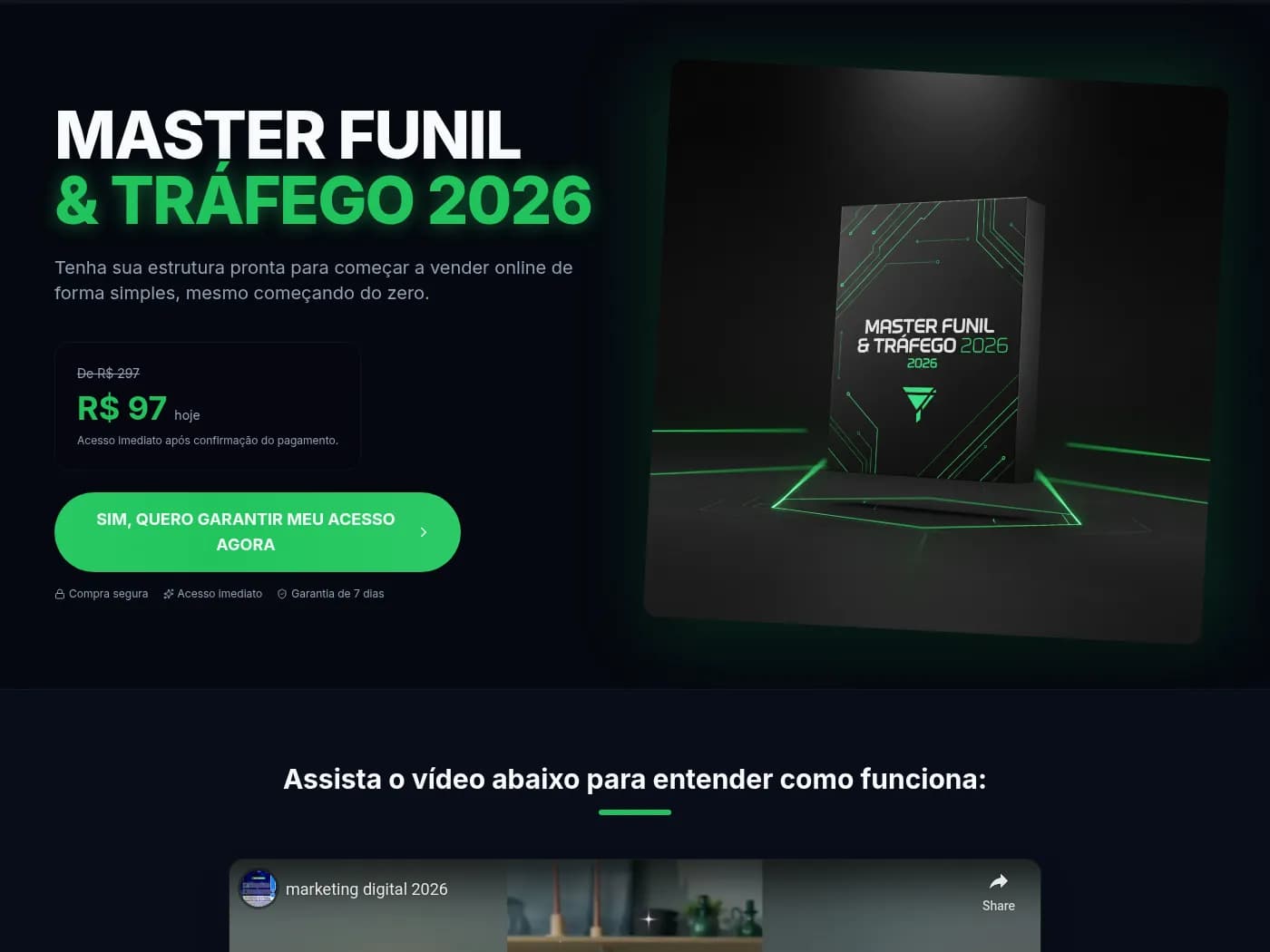 Master Funil VSL Page