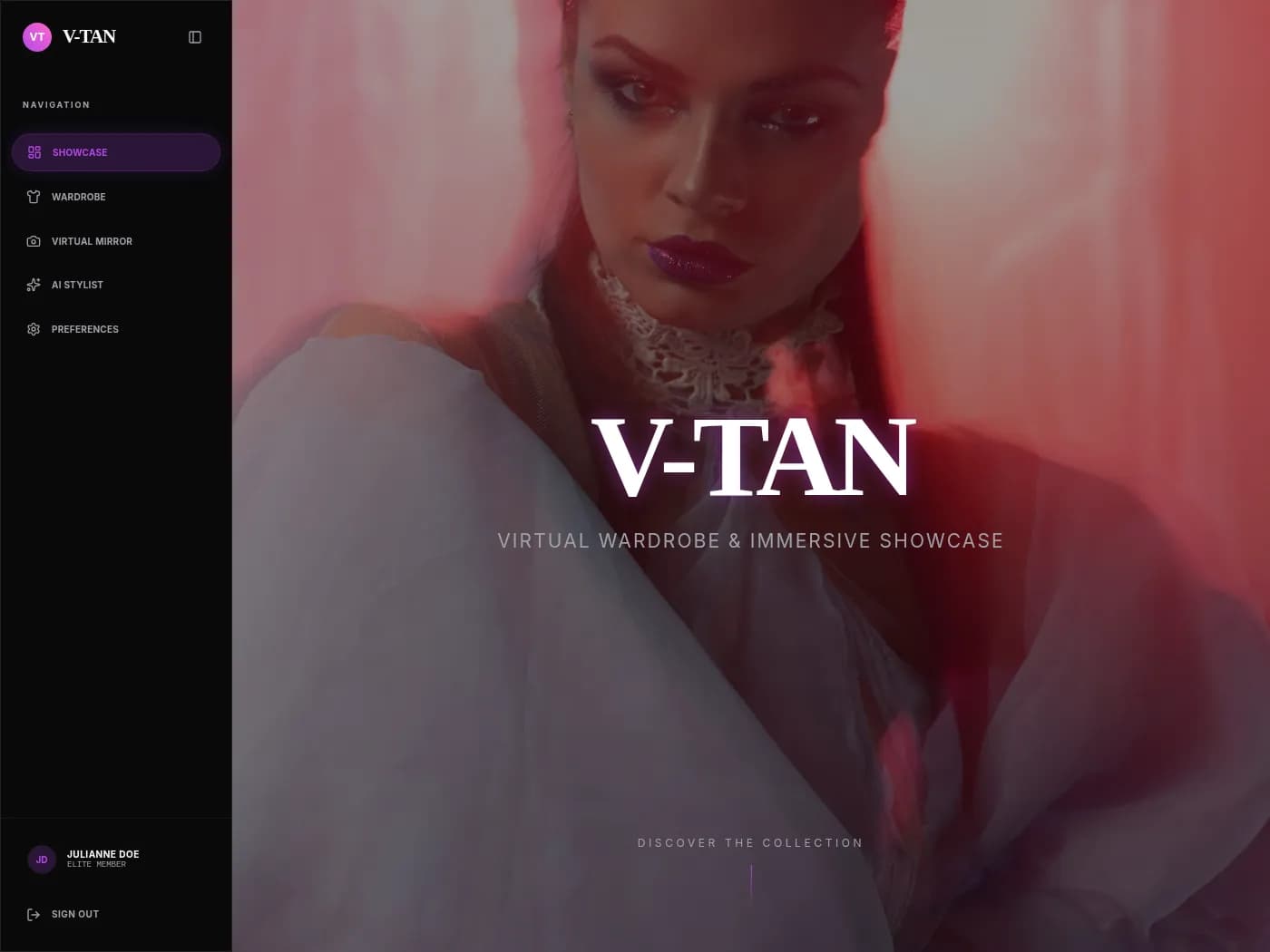 V-Tan Virtual Wardrobe