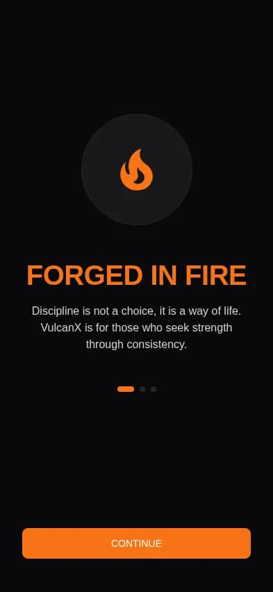 VulcanX Fitness App
