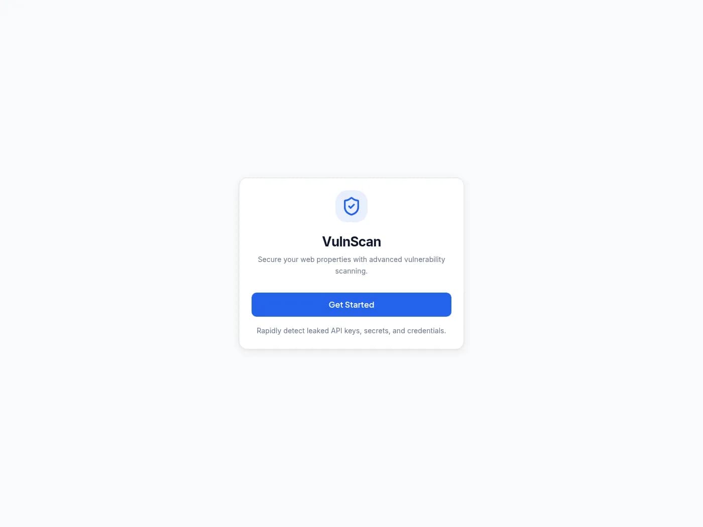 VulnScan Web Scanner