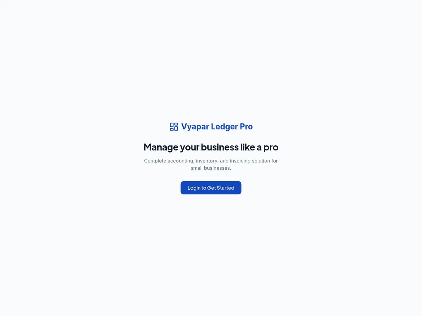 Vyapar Ledger Pro