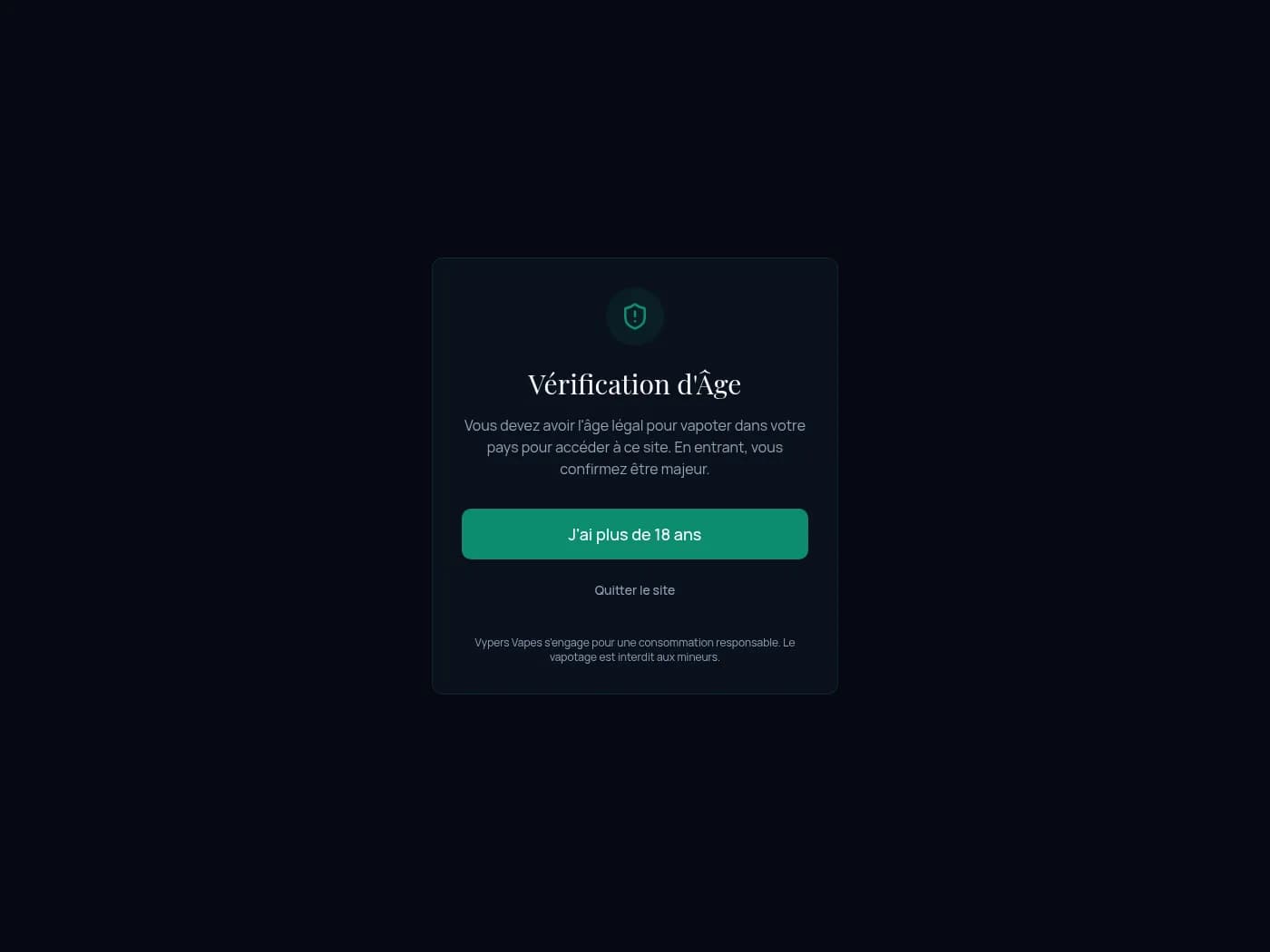 Vypers Vapes Website