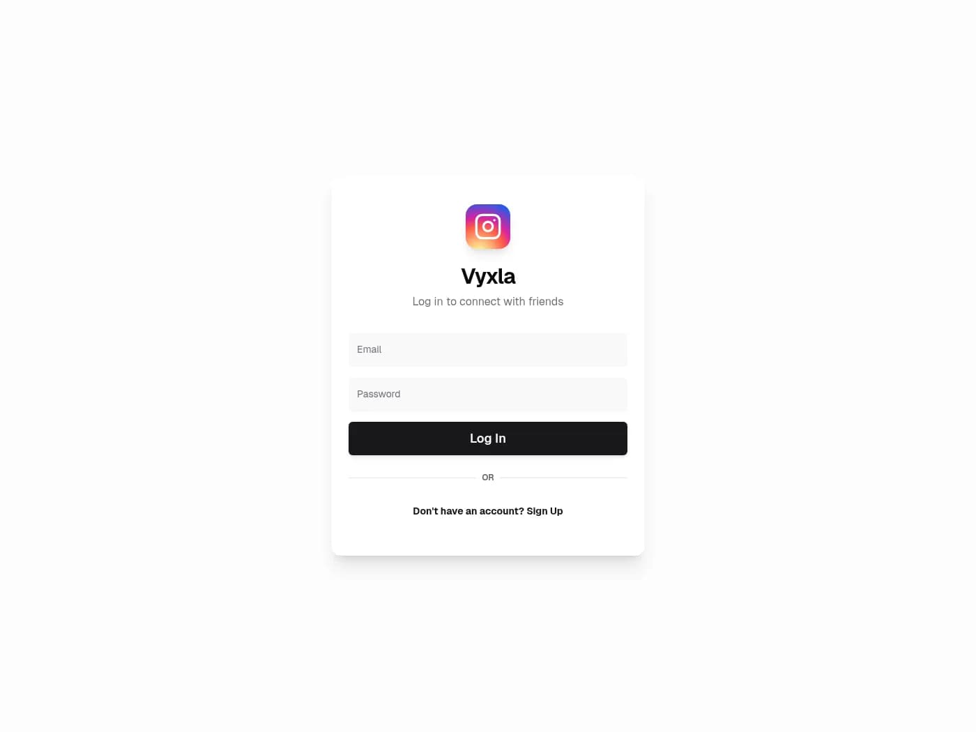 Vyxla Social Network