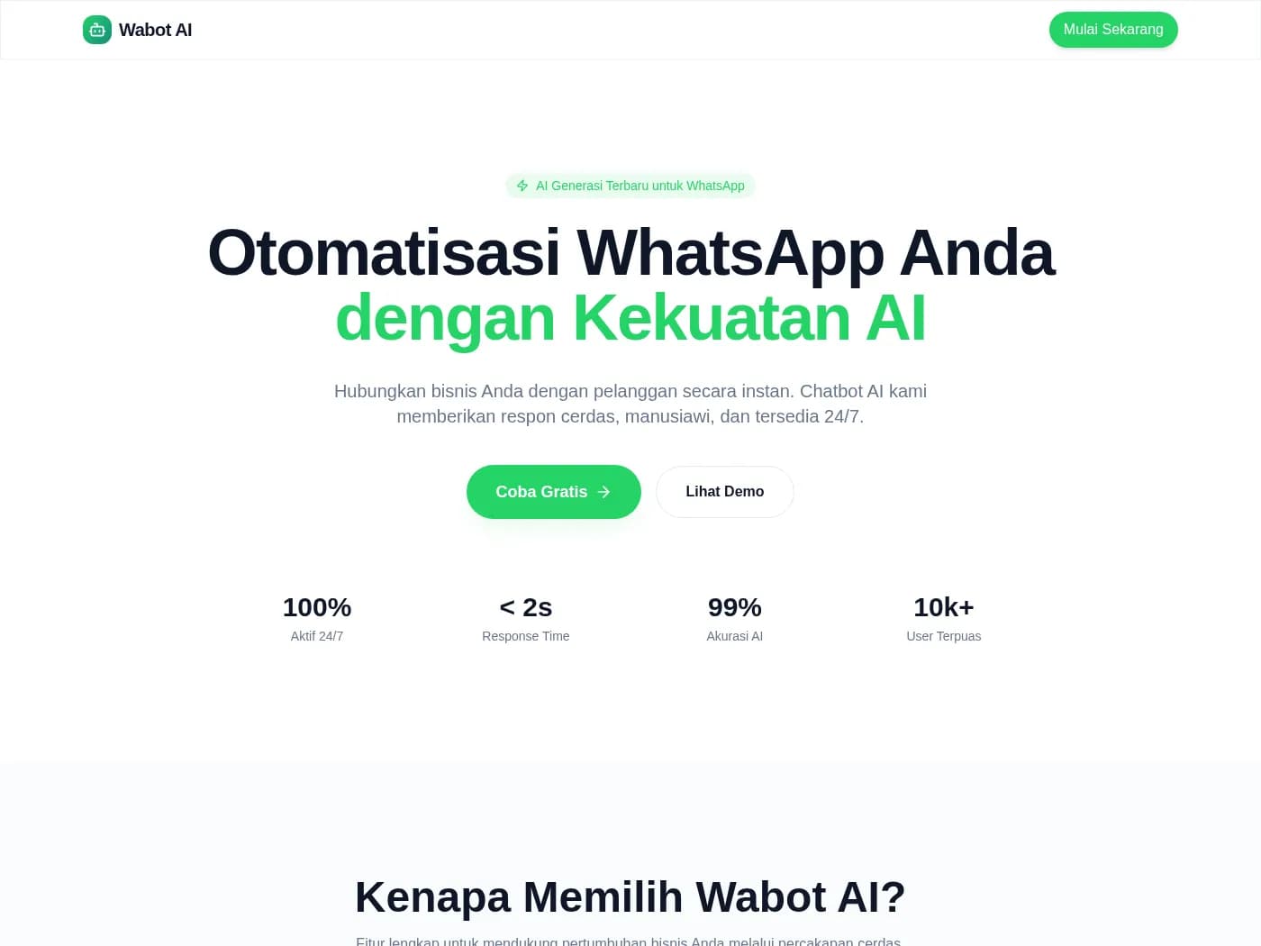 AI WhatsApp Chatbot