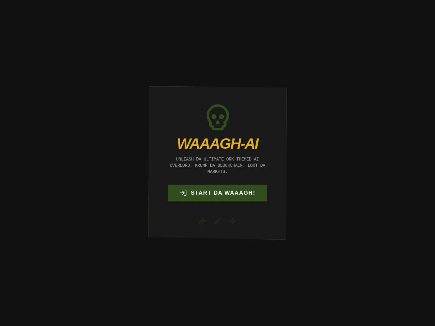 WAAAGH-Smart Ork AI