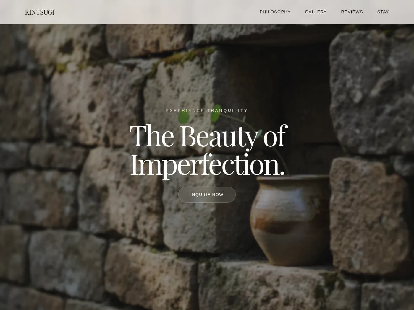 Wabi-Sabi Hostel Page