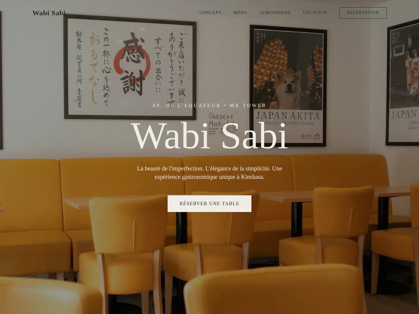 Wabi Sabi Kinshasa Site