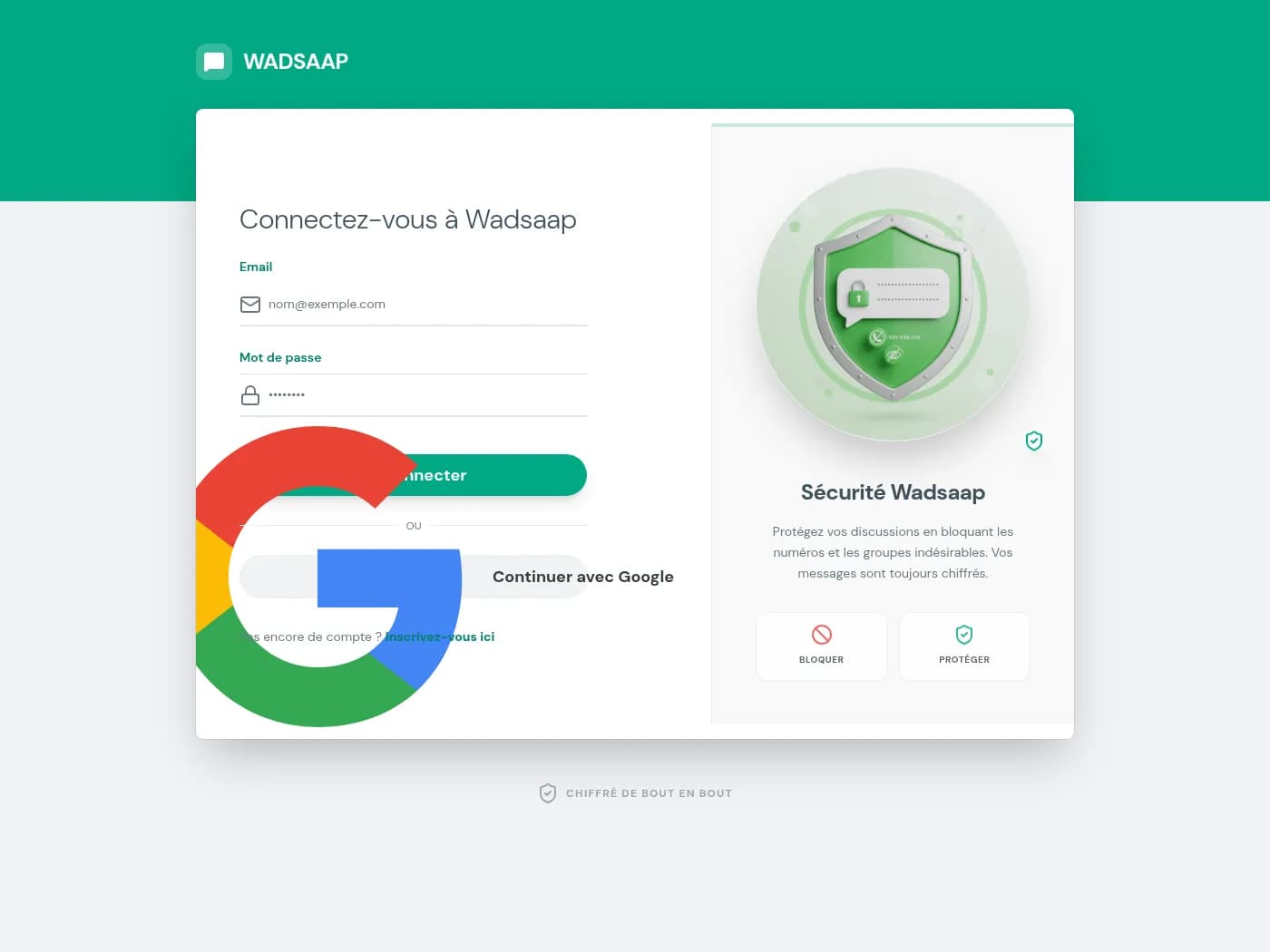 Wadsaap Web Platform