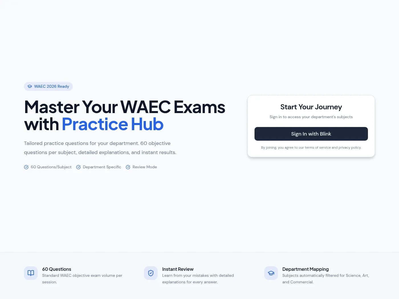 WAEC Practice Hub