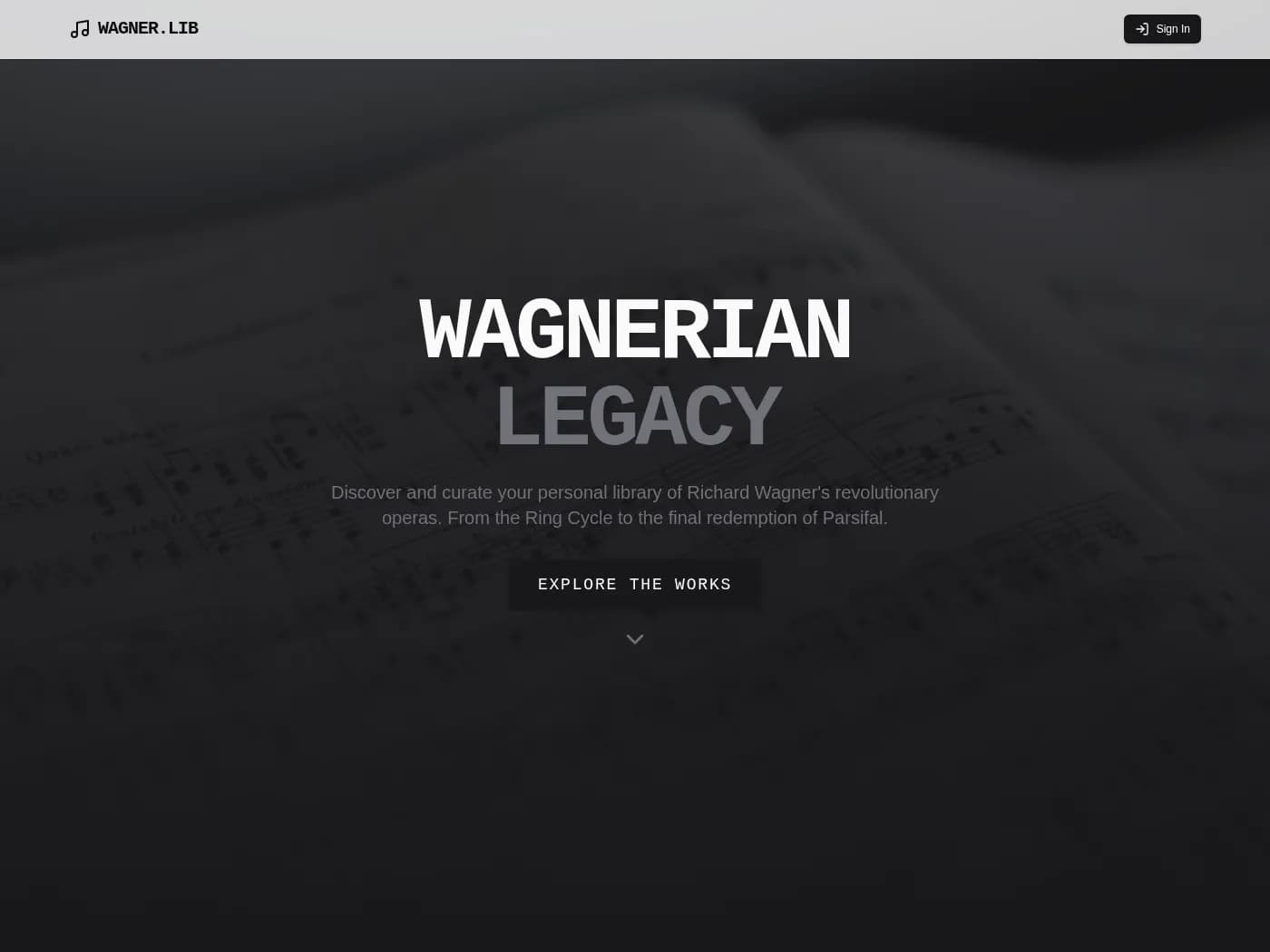 Wagner Operas Library