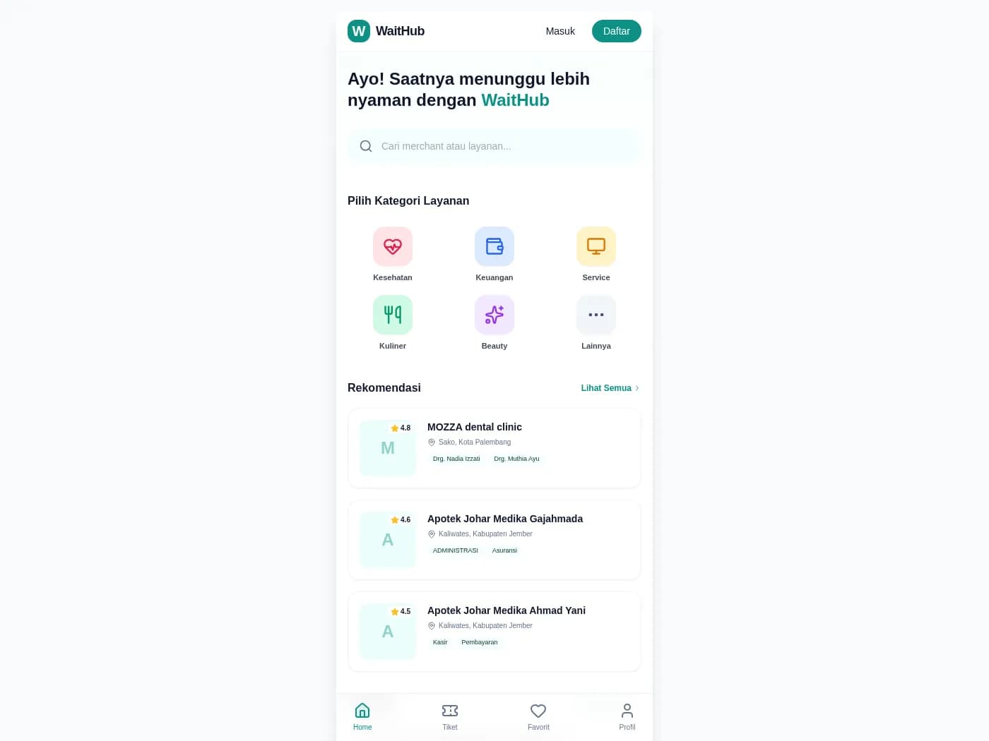 WaiThub Web Clone