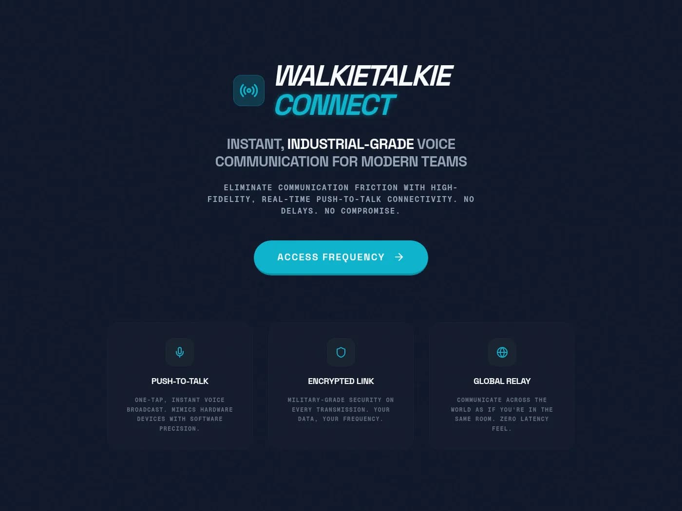 WalkieTalkie Connect