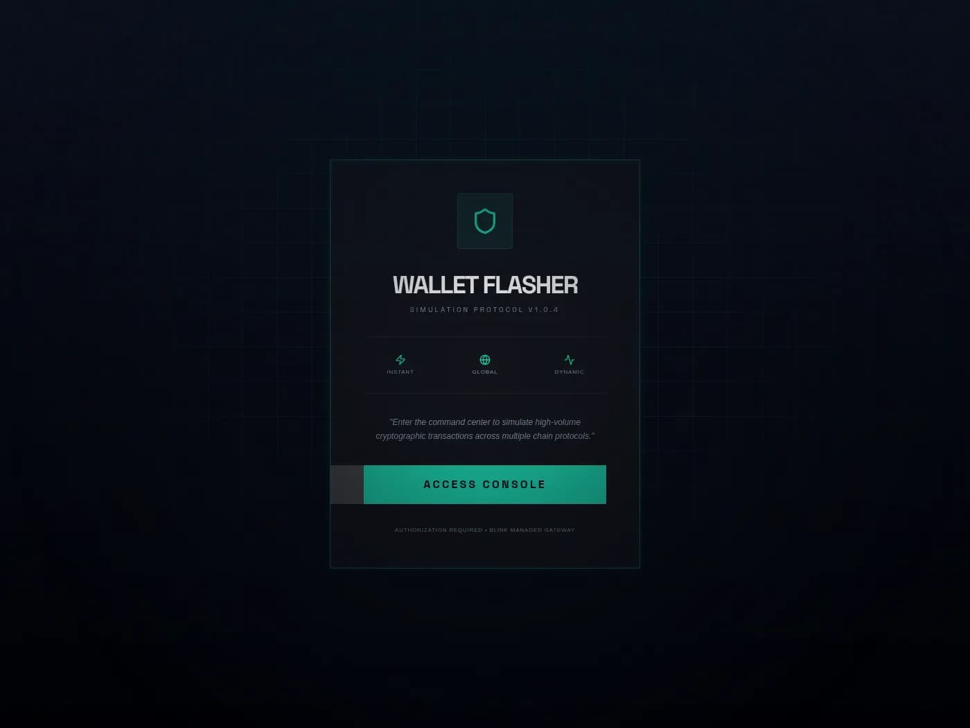 Crypto Wallet Flasher