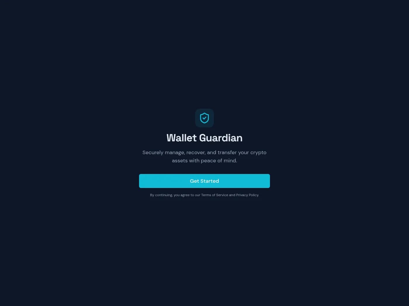 Wallet Guardian Server