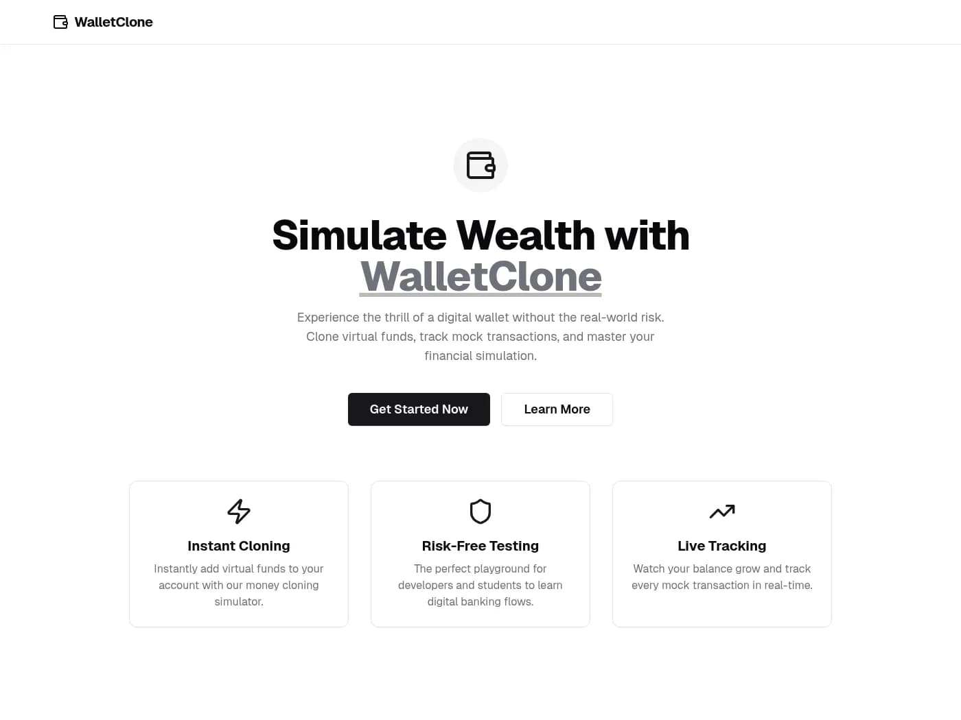 WalletClone Cash Manager