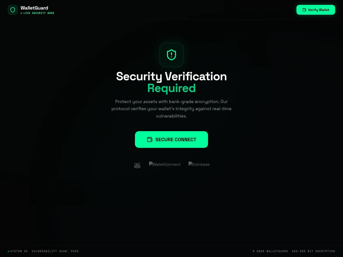 WalletGuard Dashboard