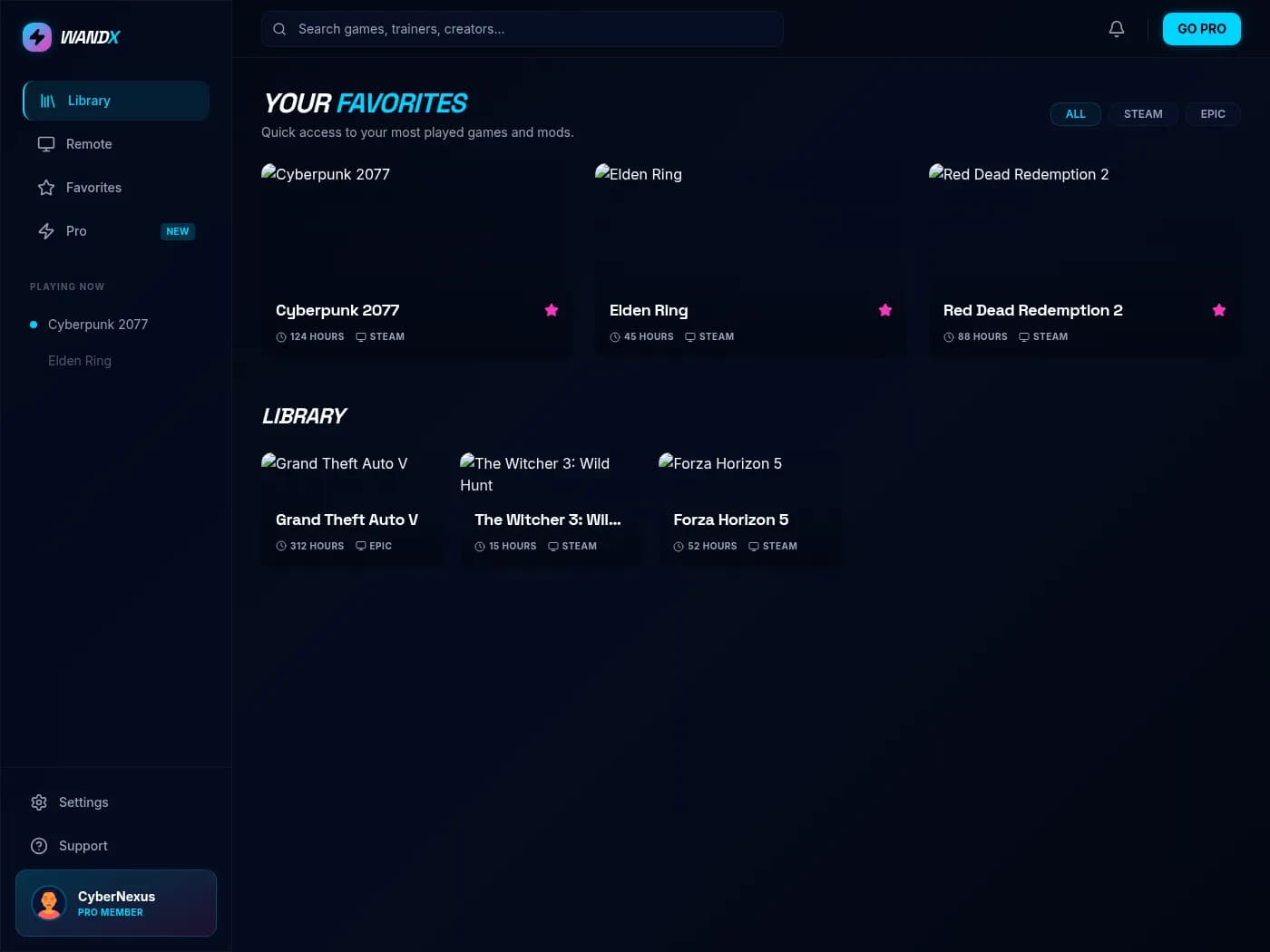 WandX Mod Manager