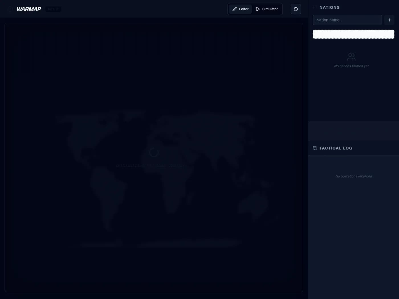 WarMap Simulator