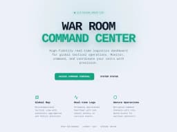 War Room Command Center