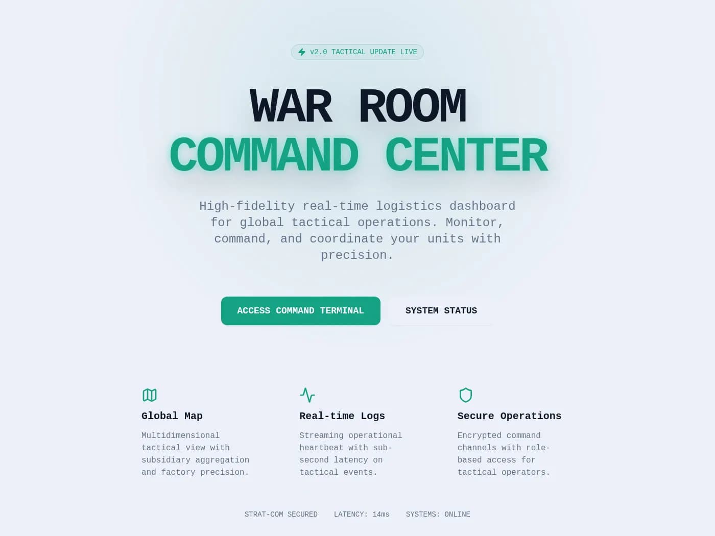War Room Command Center