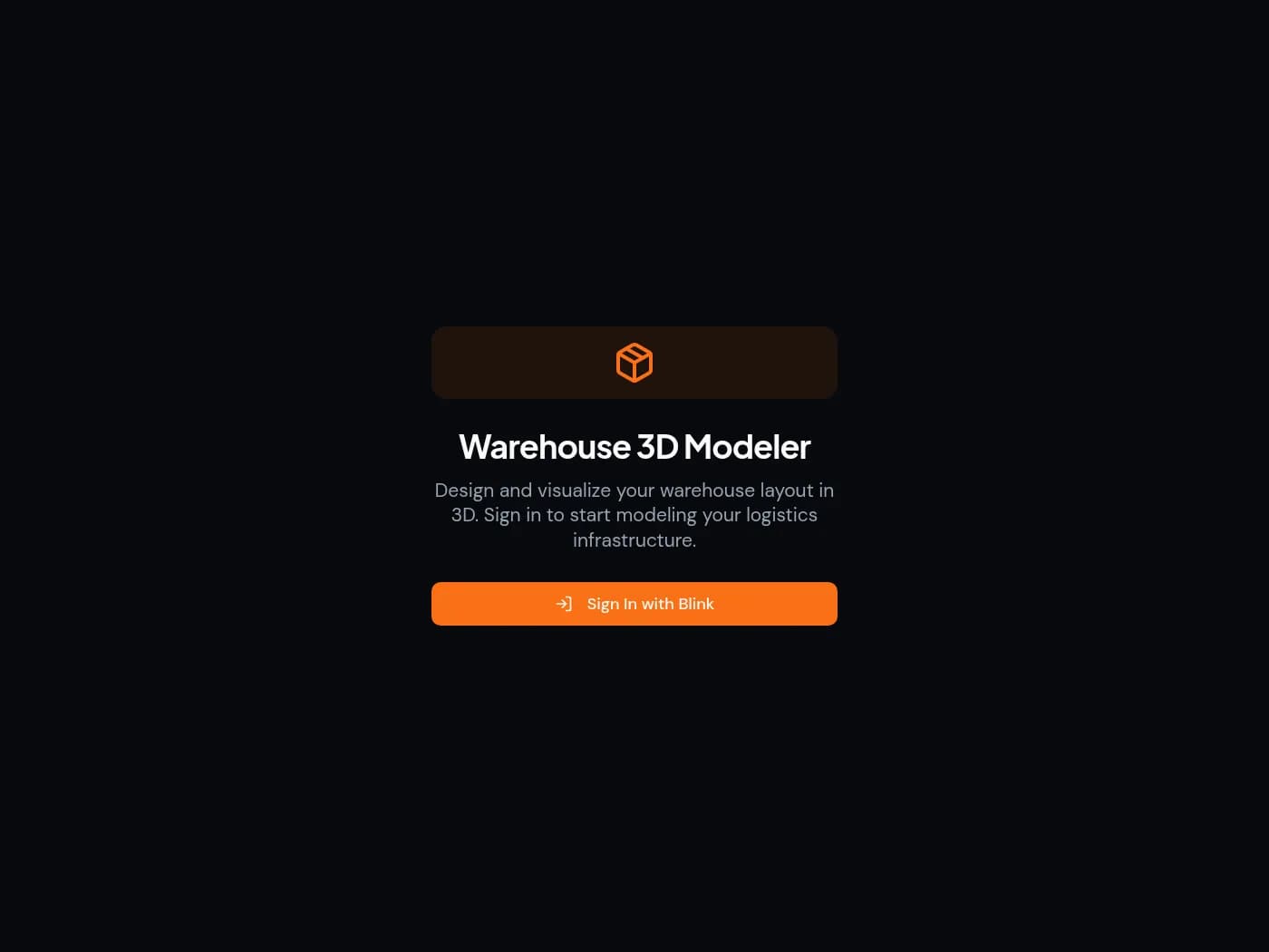 Warehouse 3D Modeler