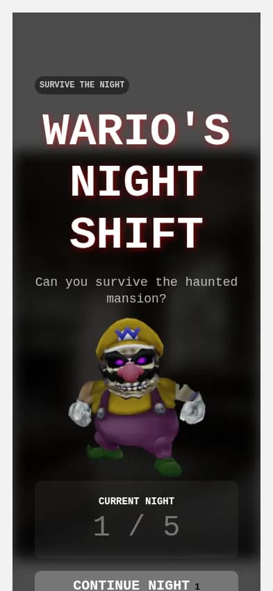 Wario's Night Shift