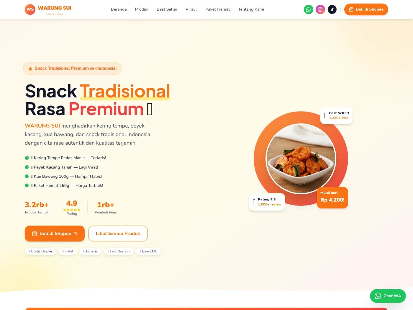 WARUNG SUI Snack Shop