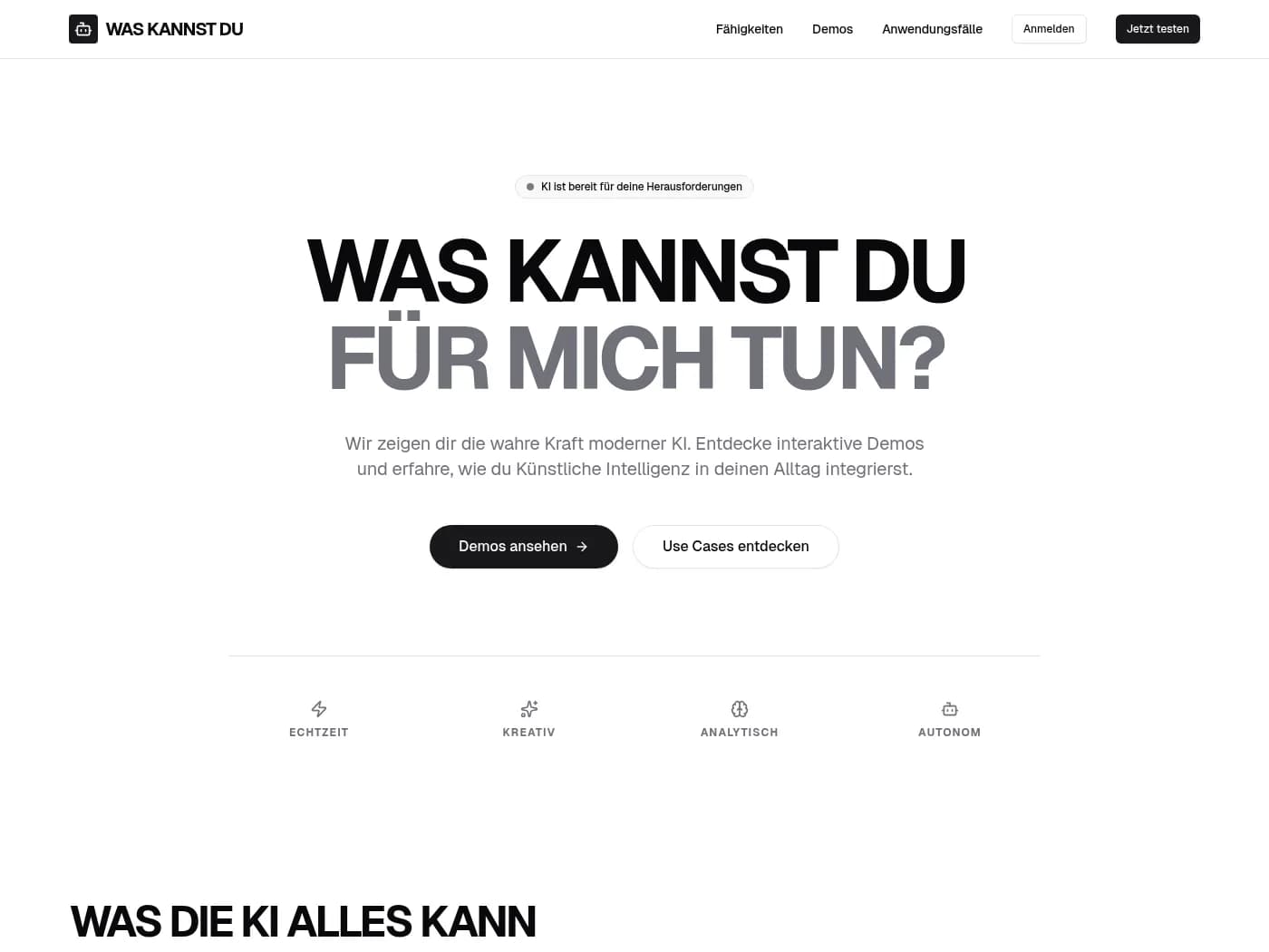 Was Kannst Du