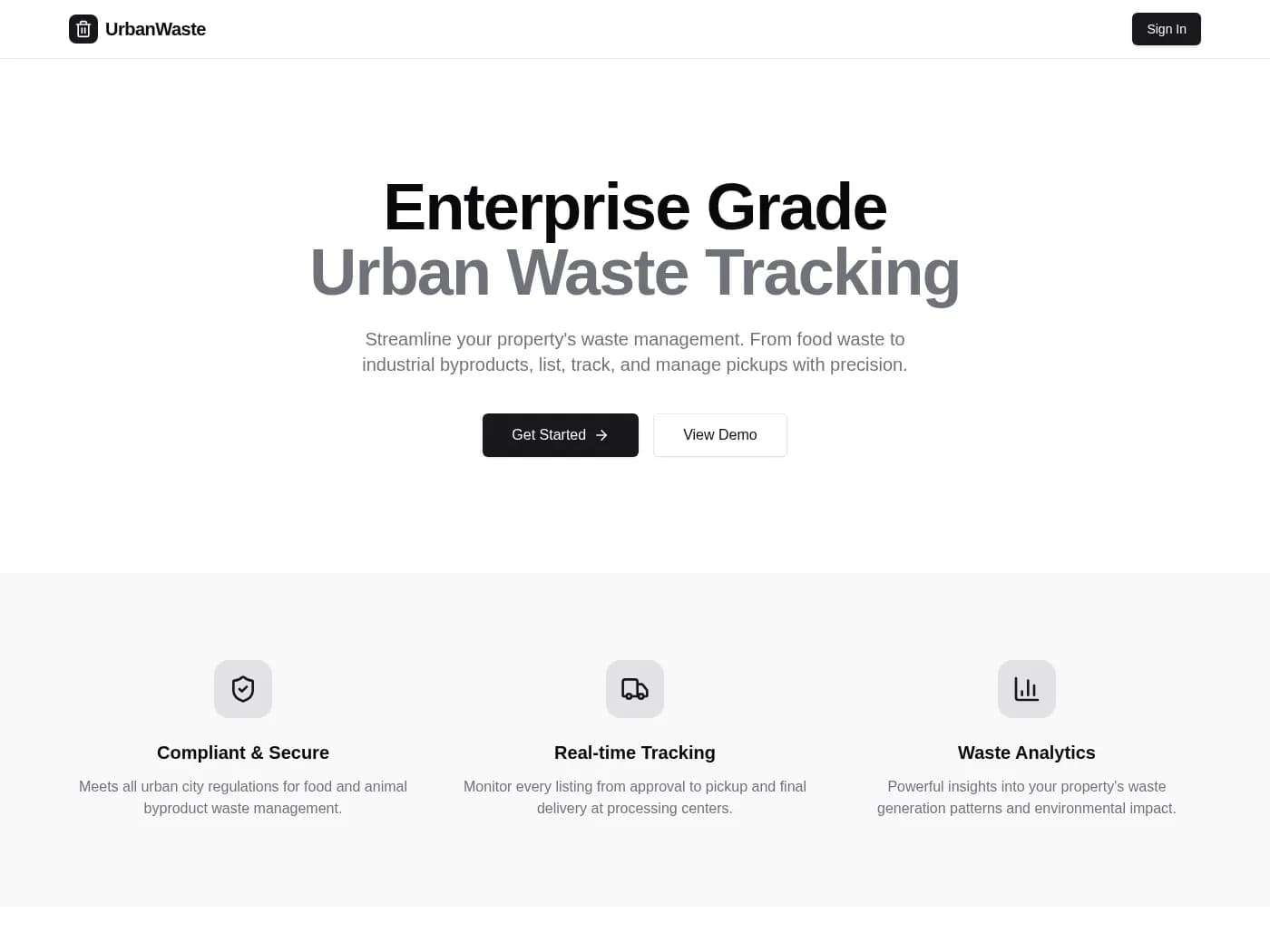 Urban Waste Tracker