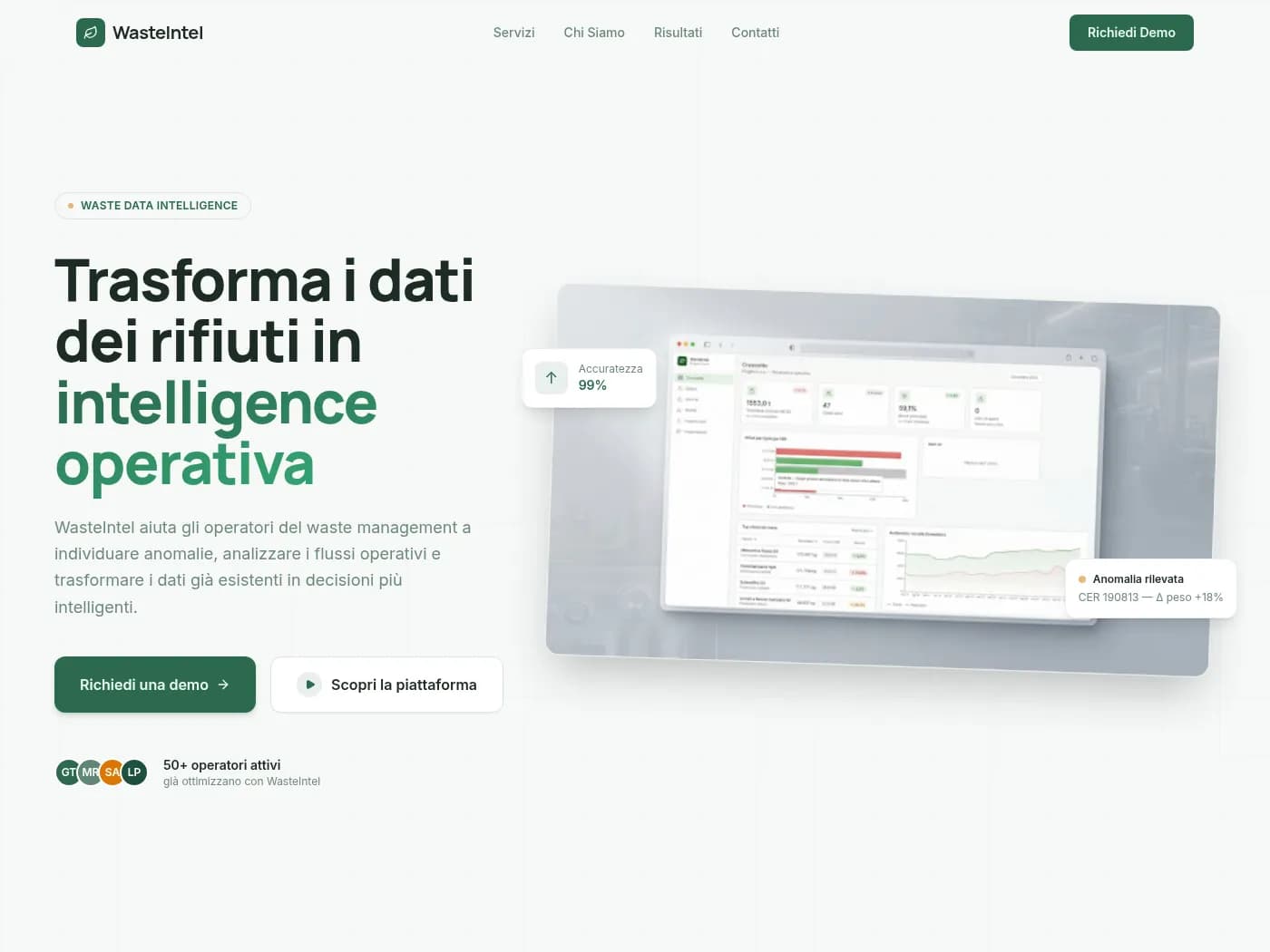WasteIntel SaaS Platform
