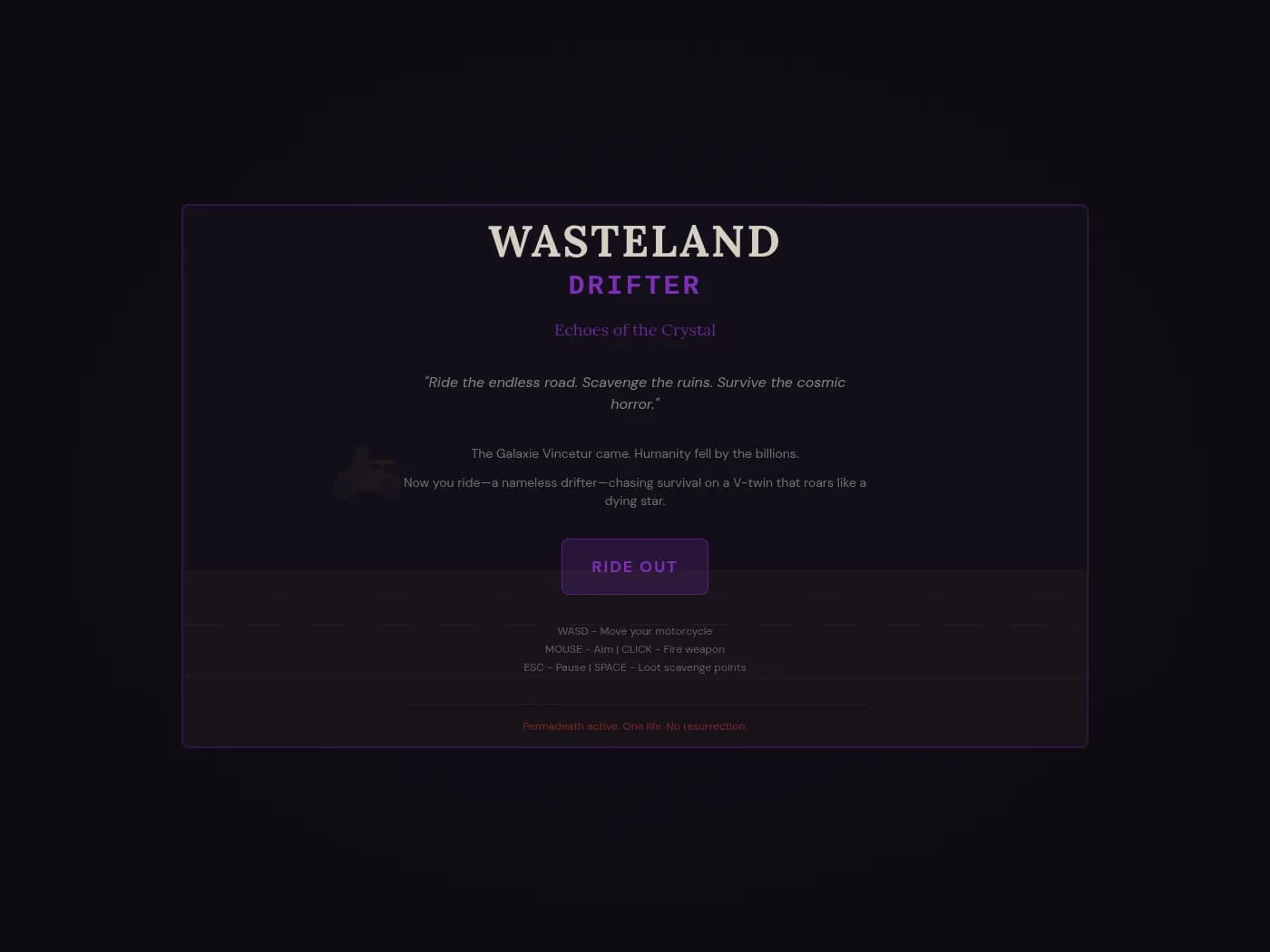 Wasteland Drifter Survival RPG
