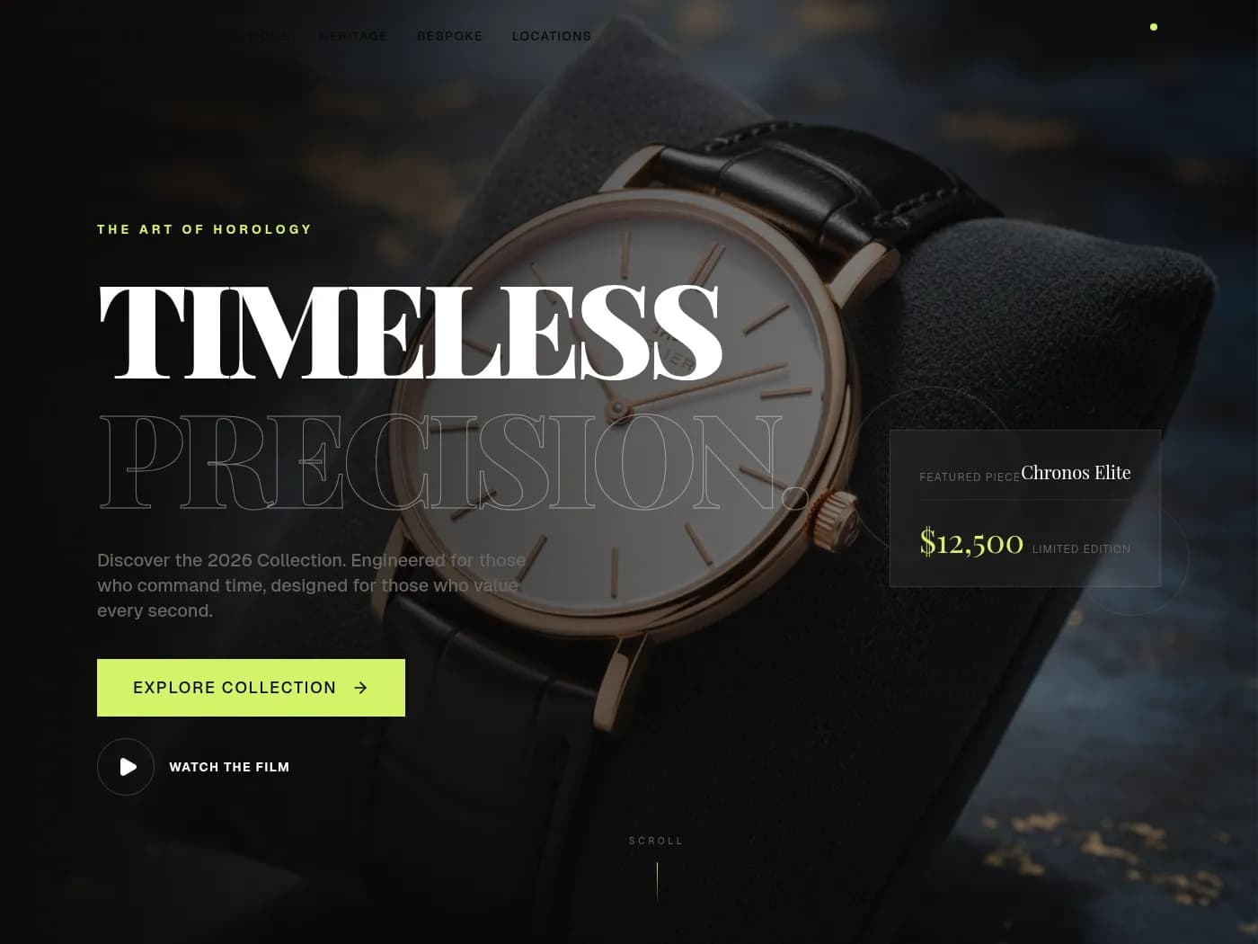 Watch Showcase Site