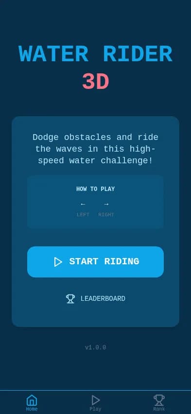 Water Rider 3D