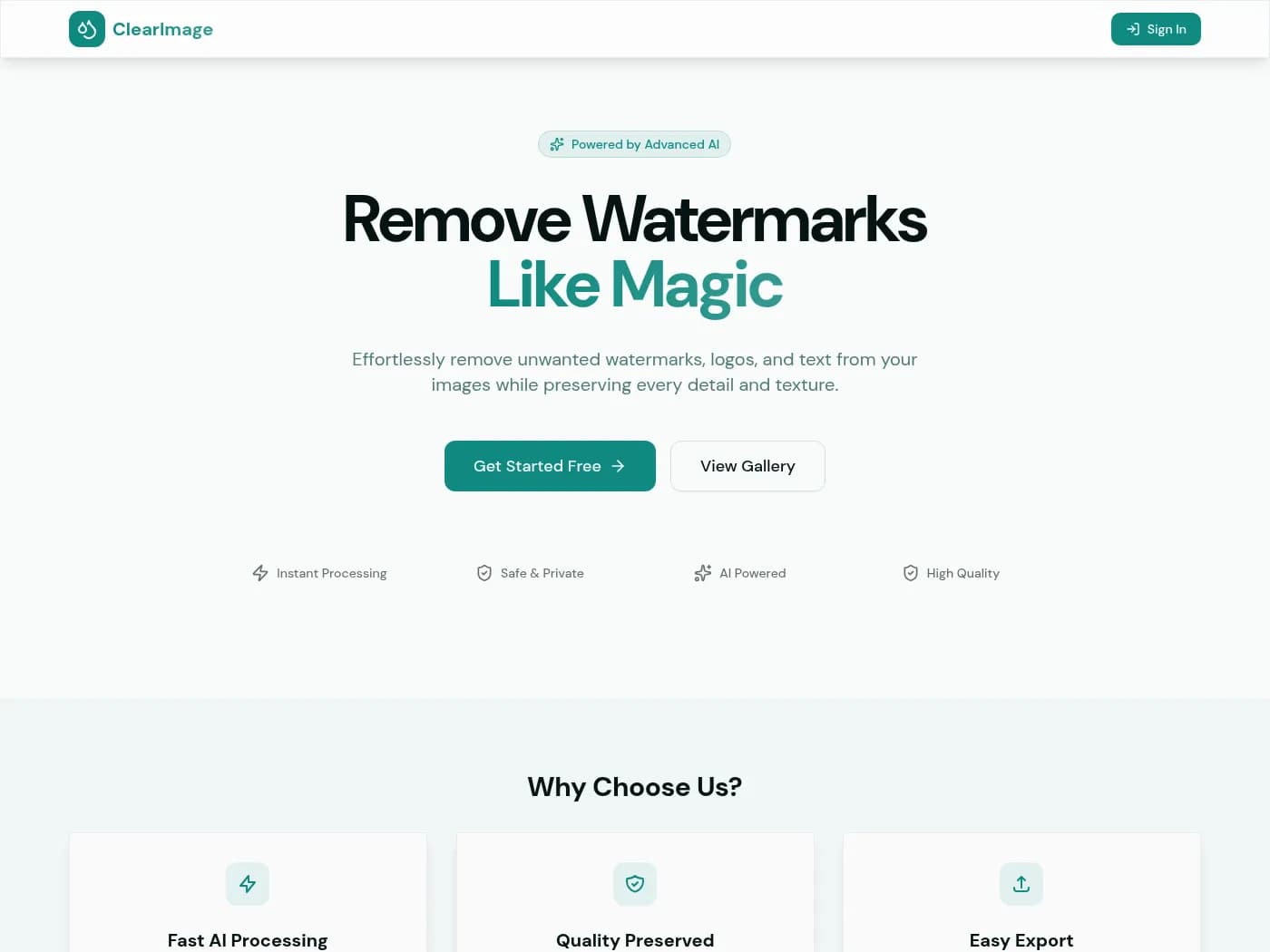 Watermark Remover Tool
