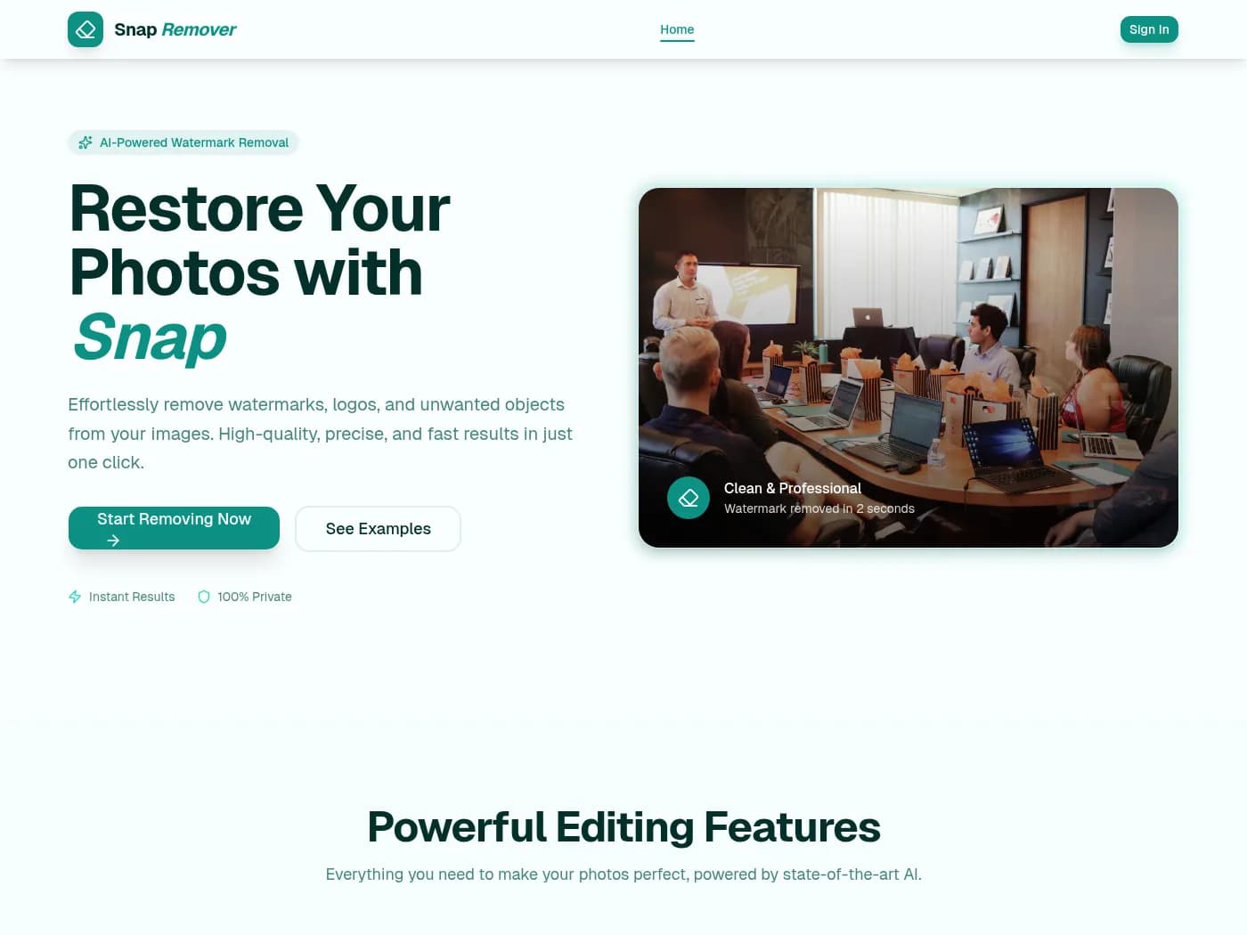 Snap Watermark Remover