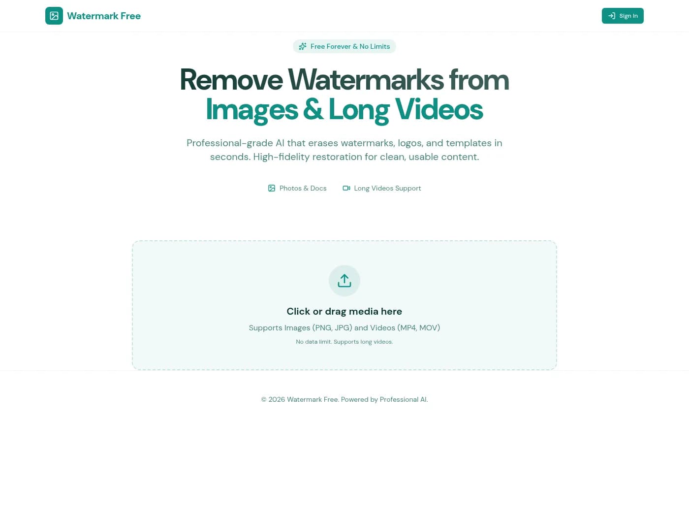 Watermark Free